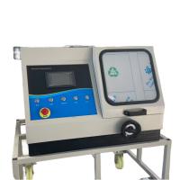 China Tmq-100bs Manual Automatic Cutting Machine With Frequency Converter Adjust Speed for sale