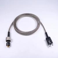 China Dual Armored Cable GE C123 High Temperature Probe Cable for DA590 Ultrasonic Transducer 4ft for sale