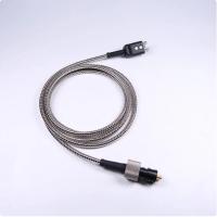 China Dual Armored Cable GE C123 High Temperature Probe Cable for DA590 Ultrasonic Transducer 4ft for sale