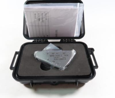 China ASTM E164-2013 Miniature Angle Beam Calibration Block for 30°-70° Sound Path Ultrasonic Testing for sale