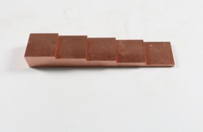 China 5-step wedge test block 2.5-12.5mm calibration copper alloy block for sale