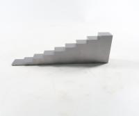 China 1018 Steel 9 Step Wedge Test Block 0.1-2 Inch Calibration Block with Orange Case for sale