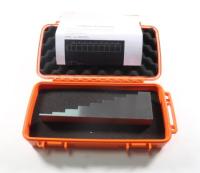 China 1018 Steel 9 Step Wedge Test Block 0.1-2 Inch Calibration Block with Orange Case for sale