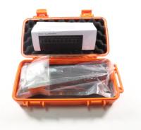 China 1018 Steel 9 Step Wedge Test Block 0.1-2 Inch Calibration Block with Orange Case for sale