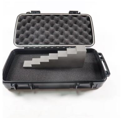 China 7 Step Test Block 1018 Steel Thickness 5mm to 50mm Step Size 20x20mm for sale