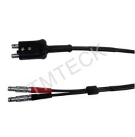China DA233 Ultrasonic Flaw Detector Cable - Dual LEMO00 Connectors 1.5m Length RG-174 for sale