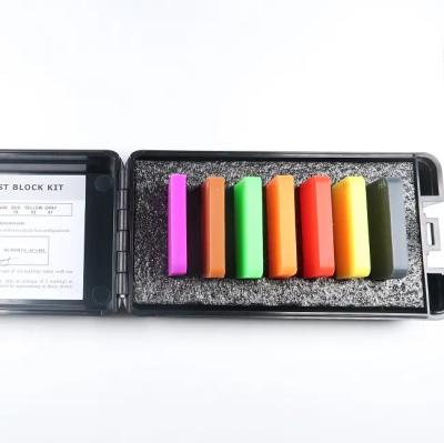 China Shore Hardness Test Block Type A 50x50x8mm for Durometer Calibration of Rubber and Plastics for sale