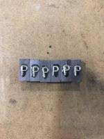 China Acrylic Lead Letters for X-ray Markers 7×4×1mm with Custom Sizing Options and Factory Direct Pricing for sale
