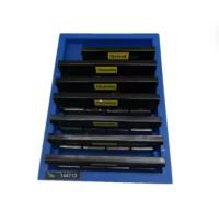 China Surface Roughness Comparator Standards Composite Set 7-Piece Ra 0.025-6.3um for sale