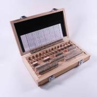 China Certificated Steel Gage Block Set 38 Pcs Grade 0 Slip Jo Blocks 1-100mm for sale