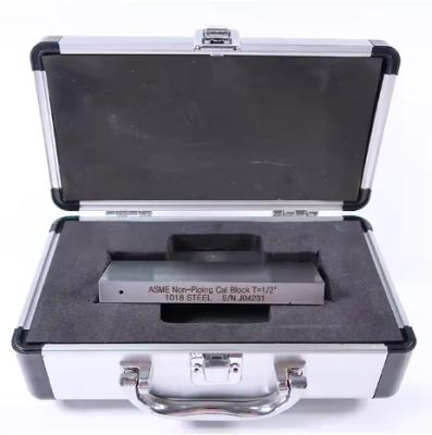 China ASME 1018 Steel Calibration Block 1/2 Inch Thickness for UT Shear Wave Non-Piping Type for sale