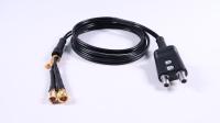 China Compatible With Style LEMO 00 Plug To One Microdot And One Large Microdot KBA-531 Cable for sale