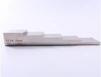 China 5 Step UT Test Block 1018 Steel Nickel Plated 0.1 to 0.5 Inch ASTM E797 for sale