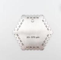 China TMTECK 370 Wet Film Gauge 20-370μm Stainless Steel Film Comb for sale