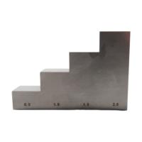 China 304 Stainless Steel 4 Step Calibration Block with 0.5-1.0-1.5-2.0 Inch Thickness for Ultrasonic Thickness Gauge for sale