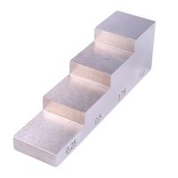 China 6063 Aluminum 4 Step Calibration Block with 0.25-0.5-0.75-1.0 Inch Thickness for Ultrasonic Testing for sale