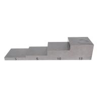 China 4 Step Ultrasonic Calibration Block with 3-5-10-15mm Thickness in 1018 Steel for Ultrasonic Testing for sale