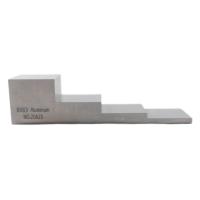 China 6063 Aluminum 4 Step Calibration Block with 2.5-5-10-20mm Thickness for Ultrasonic Testing for sale