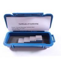 China 4-Step Thickness 1018 Steel Ultrasonic Calibration Block with 20*20mm Step Size for UT Testing for sale