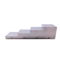 China 4-Step Thickness 1018 Steel Ultrasonic Calibration Block with 20*20mm Step Size for UT Testing for sale