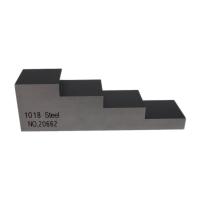 China 4‑Step Thickness 6.25-12.5-18.75-25mm Ultrasonic Testing Calibration Reference Block 1018 Steel for sale