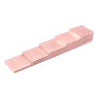 China 5‑Step Thickness 2.5-5-7.5-10-12.5mm Ultrasonic Testing Calibration Reference Block Copper Alloy for sale