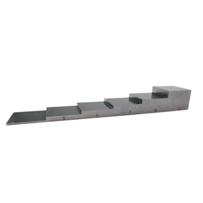 China 1018 Steel 6 Step Calibration Block with 1-3-5-7-10-15mm Thickness for Ultrasonic Testing for sale