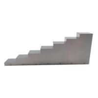 China 1018 Steel 7 Step Calibration Block with 5-12.5-20-27.5-35-42.5-50mm Thickness for Ultrasonic Testing for sale