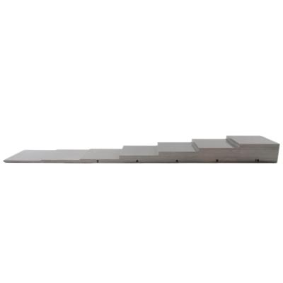 China 304 Stainless Steel 7 Step Calibration Block with 1-1.5-2-4-6-8-10mm Thickness for Ultrasonic Testing for sale