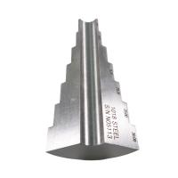 China 1018 Steel 7 Step Pipe Calibration Block with 2.5-5-10-15-20-25-30mm Thickness for Ultrasonic Testing for sale
