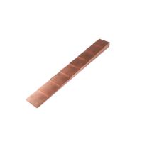 China 8‑Step Thickness 1-2-3-4-5-6-7-8MM Ultrasonic Testing Calibration Reference Block Copper Alloy for sale