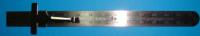 China 150mm Metal Pocket Ruler with Clip - Professional Grade Millimeter Measurement Tool for sale