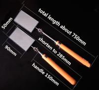 China Rectangular Double Joint Telescopic Inspection Mirror 18mm 360 Degree Rotating for sale