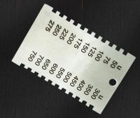 China SS304 Wet Film Thickness Gauge 10-950μm Range with Multiple Models for Paint Coating Measurement for sale