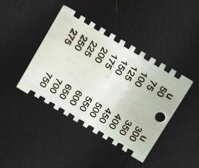 China SS304 Wet Film Thickness Gauge 10-950μm Range with Multiple Models for Paint Coating Measurement for sale