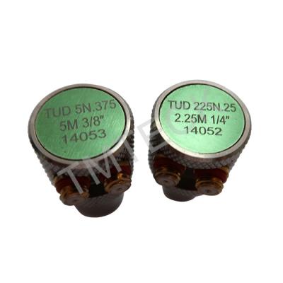 China TUD Dual Contact Ultrasonic Probes NDT 5 MHz 1/4 Inch Crystal Good Sensitivity for sale