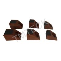 China TWB Screw-In Wedge Type Angle Beam Probe - 1.5 to 10 MHz Frequency with 1/4 to 1/2 Inch Crystal Options for sale