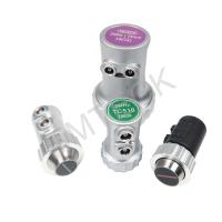 China Dual Contact Ultrasonic Transducer 5MHz 12.5mm with Lemo-00 Connector for 1.2-200mm Range Testing for sale