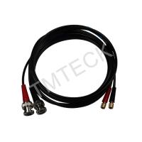 China Ultrasonic Transducer Cables BNC To Microdot Cable With 50 Ohm Impedance for sale