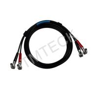 China Ultrasound Flaw Detector Dual Cable 90 Degree Lemo00 1.5m RG-174 for sale