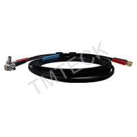 China Stable Dual Cable Microdot To 90 Degree Lemo00 Type For Industrial Metal Flaw Test for sale