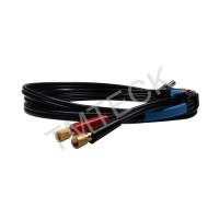 China Stable Dual Cable Microdot To 90 Degree Lemo00 Type For Industrial Metal Flaw Test for sale