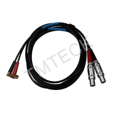 China Lemo01 To 90 Degree Microdot Dual Cable High Precision For Industrial Detection for sale