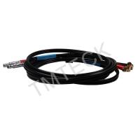 China High Precision Ultrasonic Transducer Cables Lemo00 To 90 Degree Microdot for sale