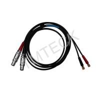 China SEKM2 Ultrasonic Lemo1 To Microdot Cable Krautkramer SEKM2 Dual RG-174 Cable for sale