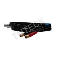 China SEKM2 Ultrasonic Lemo1 To Microdot Cable Krautkramer SEKM2 Dual RG-174 Cable for sale