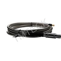 China Lemo01 - Microdot Ultrasonic Flaw Detector Cable Black Color 50 Ohm Impedance for sale