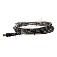 China Lemo01 - Microdot Ultrasonic Flaw Detector Cable Black Color 50 Ohm Impedance for sale