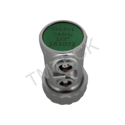 China High Power Ultrasound 5 MHz Transducer GE DA301 Equivalent 12.5mm Diameter Straight Beam Probe for sale