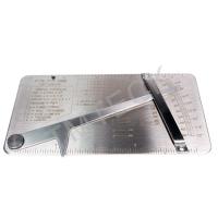 China Stainless Steel Pipe Pit Gage - Catalog #17M for Industrial Pipeline Inspection and Depth Measurement for sale